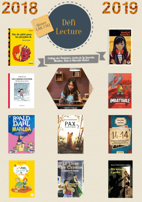 Le Défi Lecture CM2/6es 2018 2019 est lancé ! - Collège des Fontaines